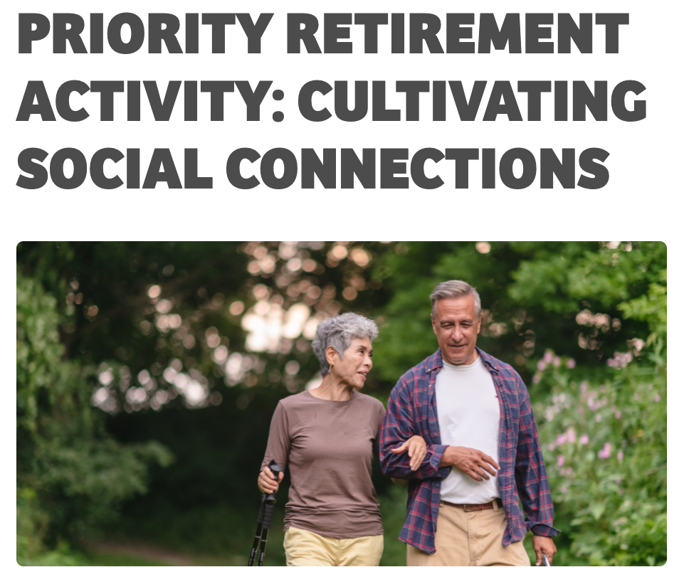 [News] Priority retirement activity: Cultivating social connections - Healthy Aging CORE Alberta
